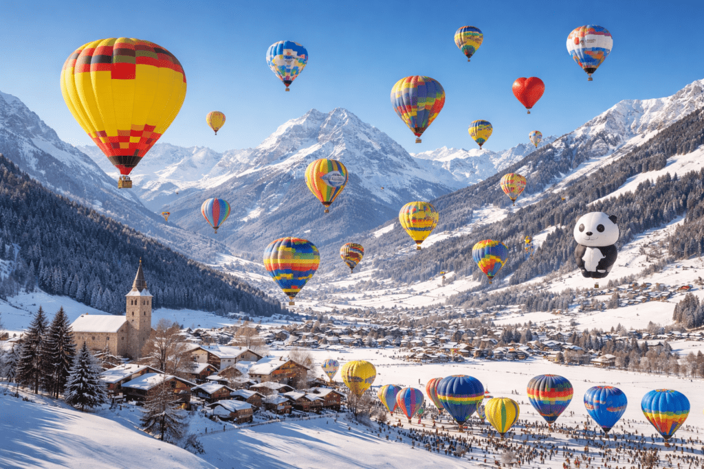 Festival International de ballons 2026 à Château-d’Œx : la magie ...